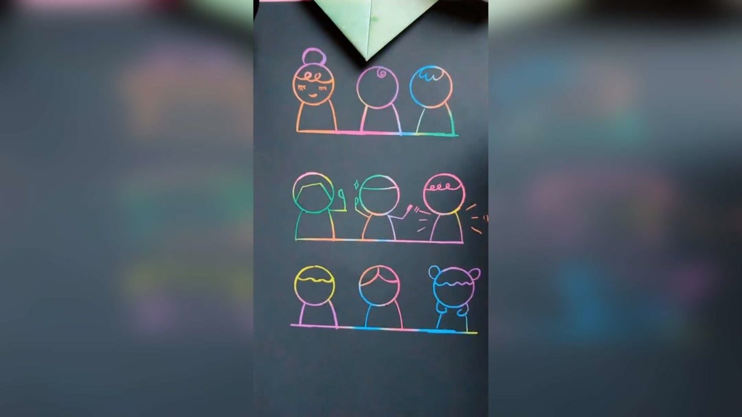 简笔画:评论你此刻的心情,用一个表情符号代替