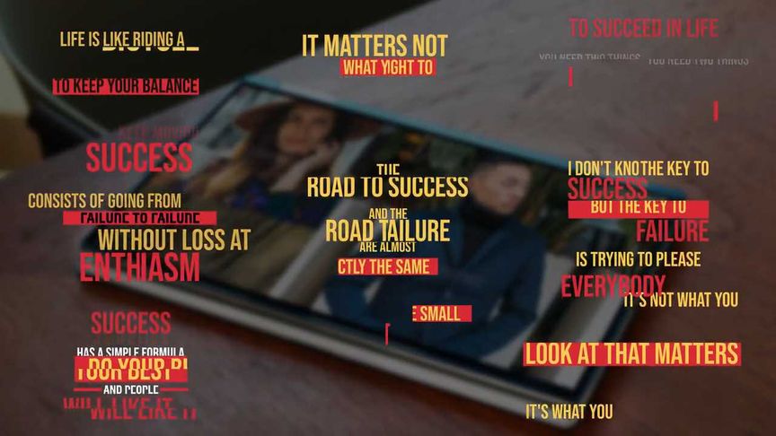 9 个排版标题AE模板