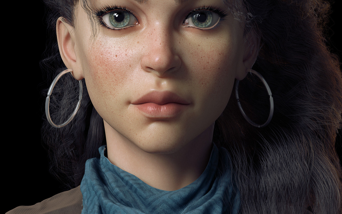 【CG】Maya欧美风女性人物次世代高模案例教学