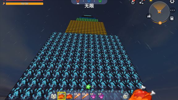 迷你世界:《百段跳》,这地图真能用百段跳上去吗?