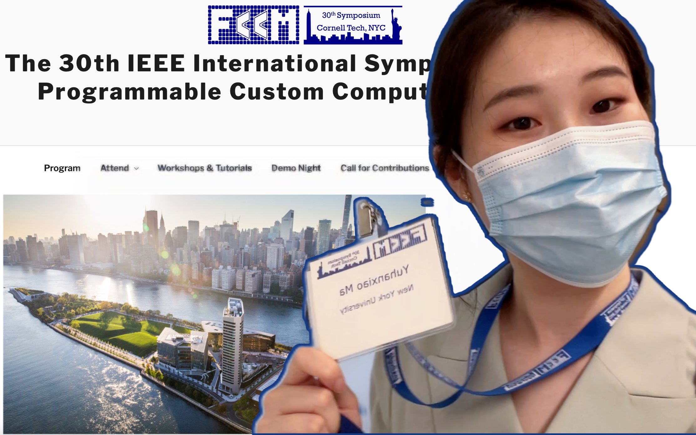 搞科研的日常,我们的论文登上了FPGA顶会FCCM,硬核又时尚的up在...