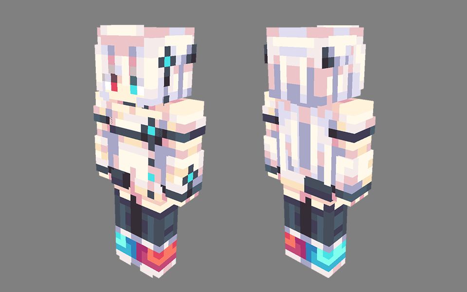 我的世界 皮肤稿件绘制过程 12