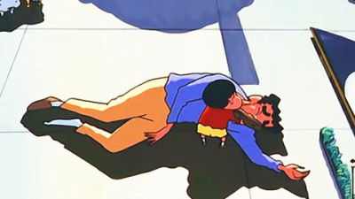 蜡笔小新剧场版,广志忘记了小新和小葵,小新用臭鞋子将他唤醒