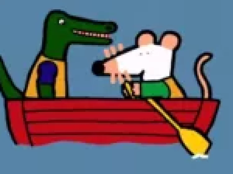 小鼠波波英文版 Maisy Mouse.101.Rowing