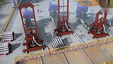 钻孔灌注桩施工作业, 施工高清视频