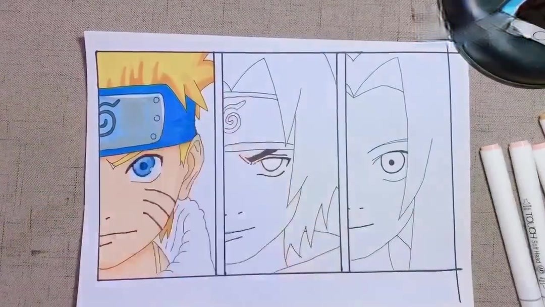 绘画教学:《火影忍者》动漫人物,大家知道他们分别是谁吗?