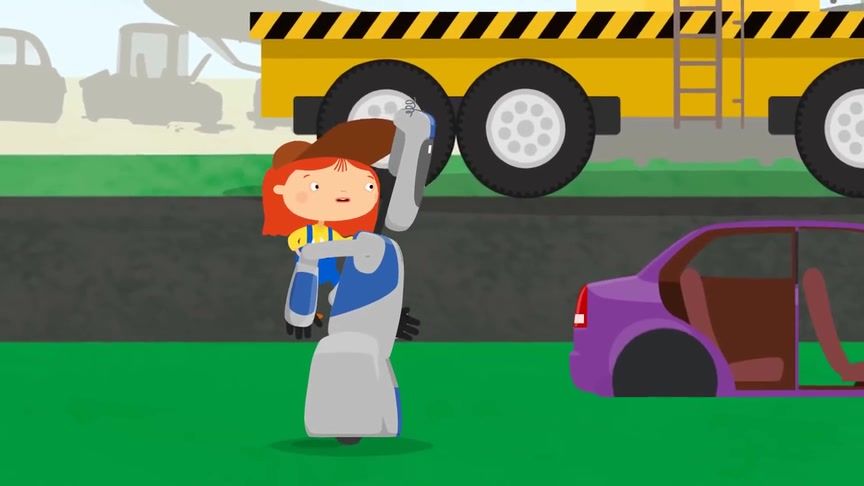 儿童动画片-机器人医生和报废汽车