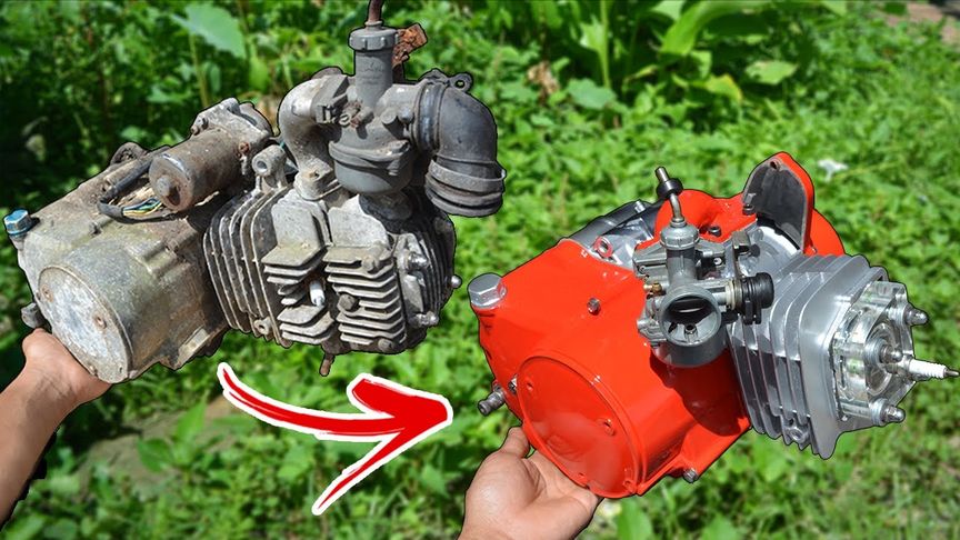 神了,四冲程发动机这样改能变成二冲程发动机