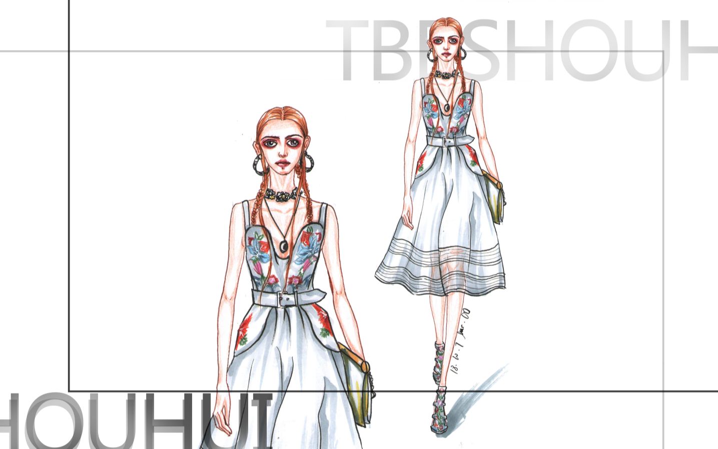 服装设计:敢不敢把这份设计稿分享给你的女朋友?