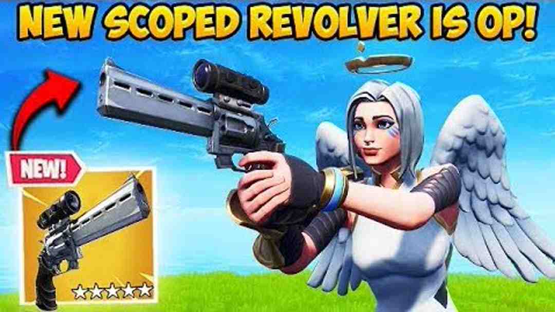 堡垒之夜游戏:有范围的左轮手枪在动!