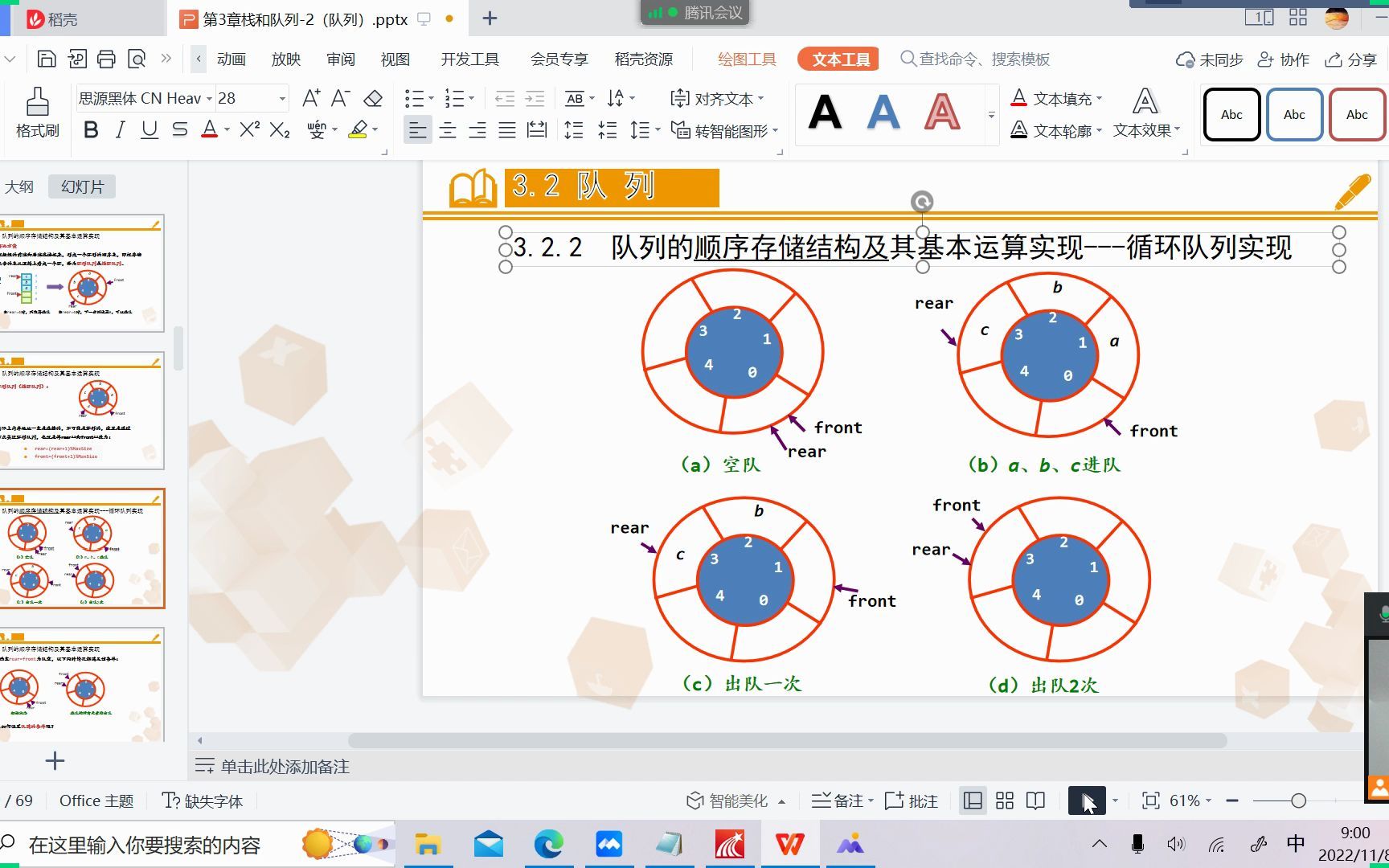 环形队列的基本操作