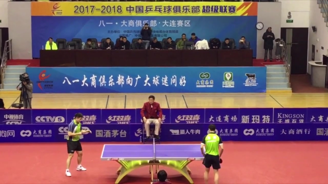 樊振东 vs 马龙 乒超观众视角
