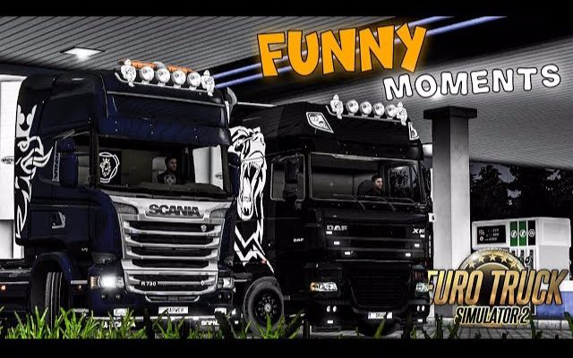 【Darwen】欧洲卡车模拟2 联机 欢乐时刻&碰撞合集 #66