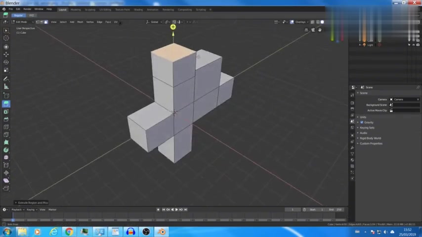 Blender 2.8 _原理学习-低模房子制作