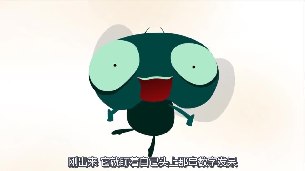 苍蝇寿命只有一分钟,于是花一秒谈恋爱,两秒产后代,动画短片