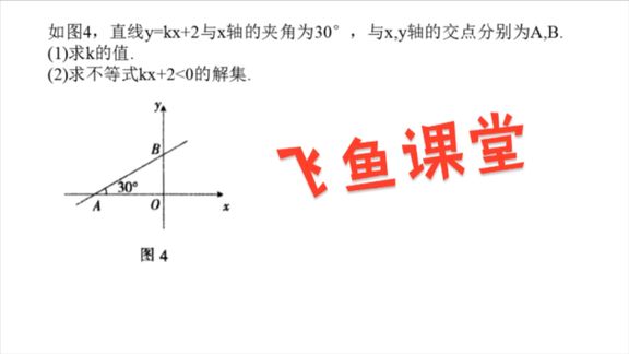 初中数学:一次函数与三角函数相结合