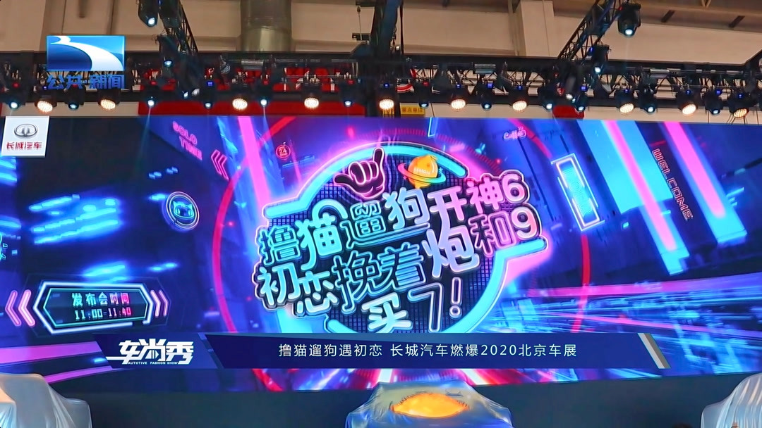 撸猫遛狗遇初恋 长城汽车燃爆2020北京车展
