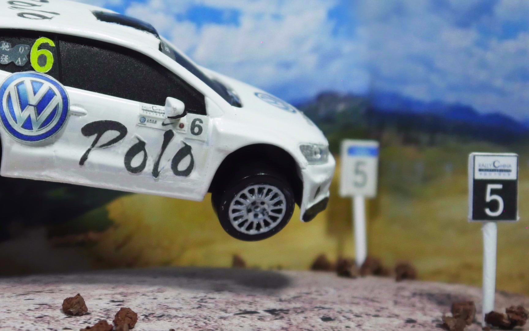 手工改装 飞驰人生Polo模型