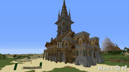 【我的世界】新手必看,建造了一个简易的泥土城堡