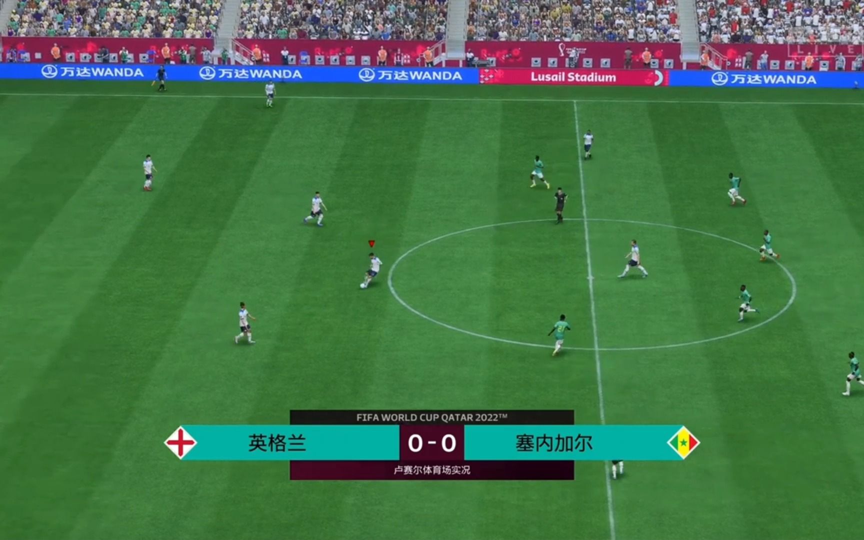 卡塔尔世界杯1/8决赛!英格兰大战塞内加尔!双方互攻扛进加时赛再战,...