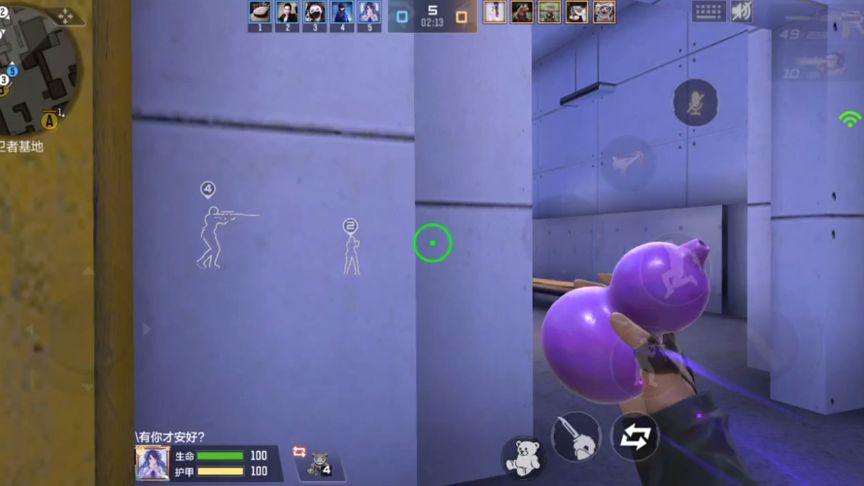 CF手游爆破战:敌人躲在一个我意想不到的地方,刚上去就被爆头