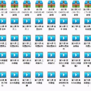 cad视频迪才恩 