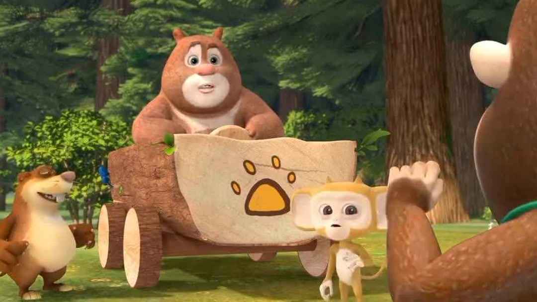 熊熊乐园:交通小口诀 红灯停绿灯行黄灯亮了等一等!