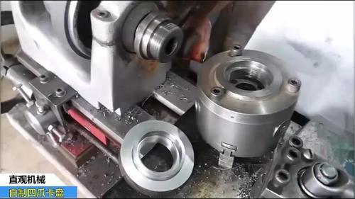 十年老师傅教你用圆钢自制四爪卡盘,比买的还好用