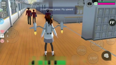 樱花校园模拟器:把教室变成水的天堂,给好闺蜜洗脸