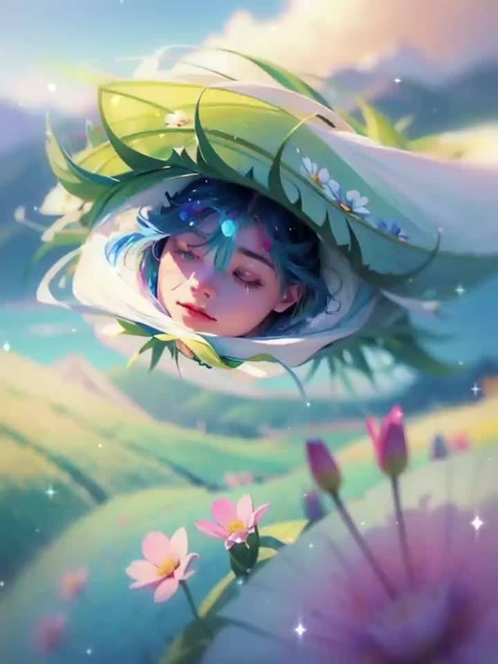 多重次元AI漫游,十二星座手绘。