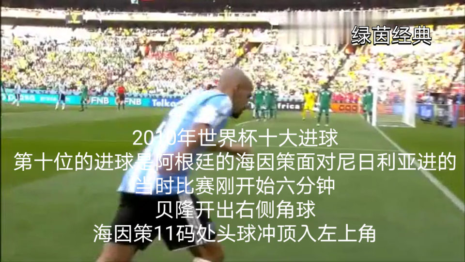 2010年世界杯十大进球