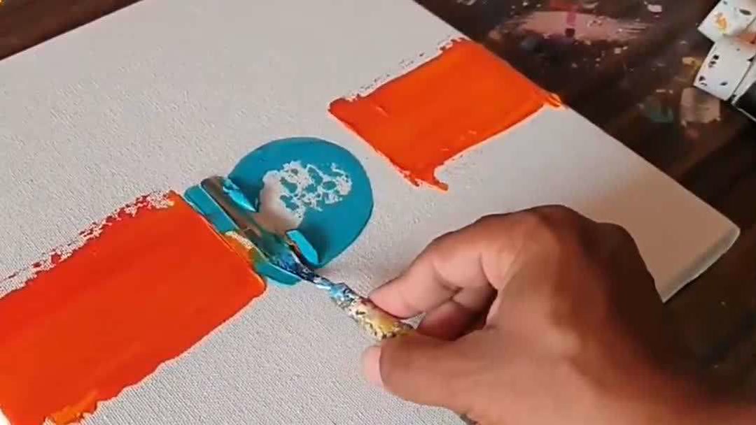 看看牛人绘画的方式,简单几招,就完成了!