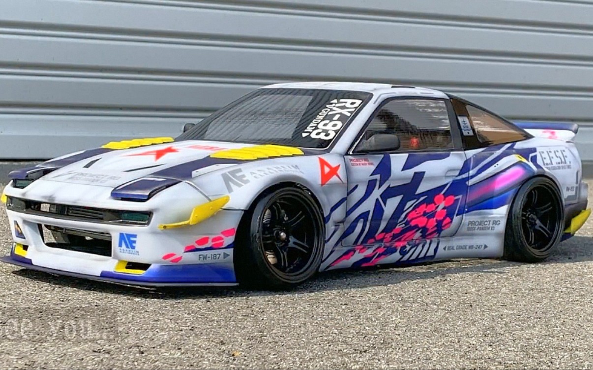 大神级制作!RC遥控漂移车壳 日产180SX PANDEM V3 制作全过程 ...