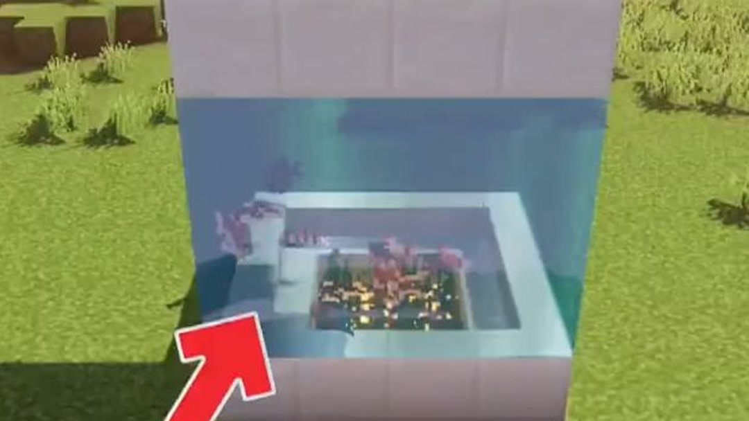我的世界:建造简约鱼缸,学会了吗
