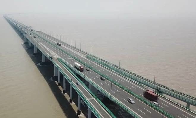 世界最长跨海大桥在中国,钢材量可造7个鸟巢,耗资118亿建造