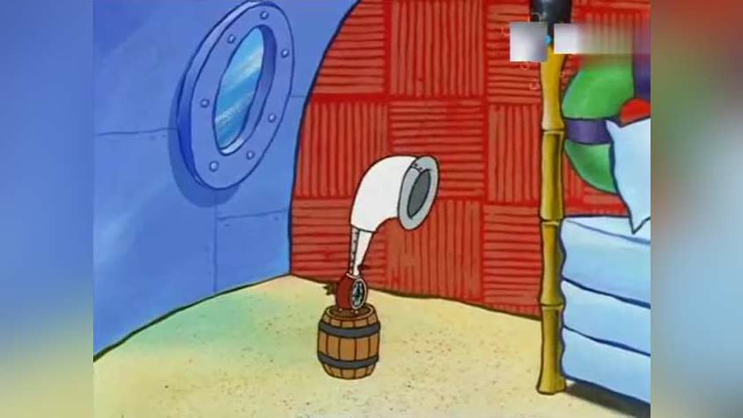 海绵宝宝:海绵宝宝的房子浓缩成一块石头尴尬了