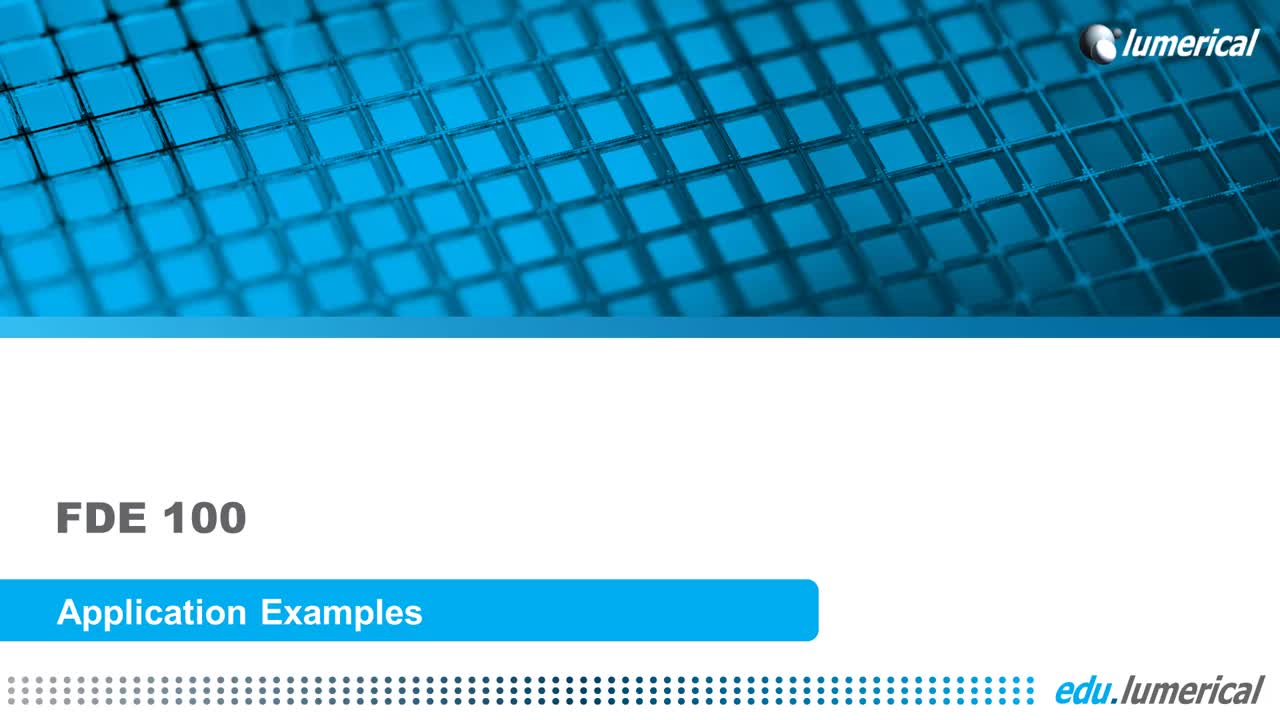 Mode solution---FDE100---Ansys Lumerical 【英文字幕】