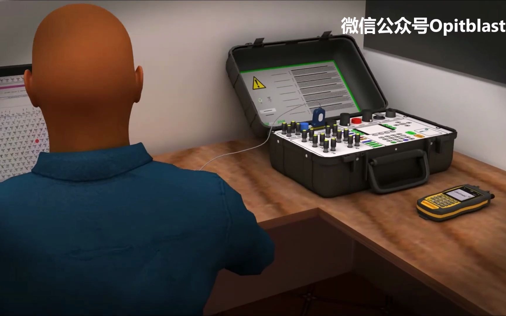 电子雷管优化系统露天矿3D动画演示