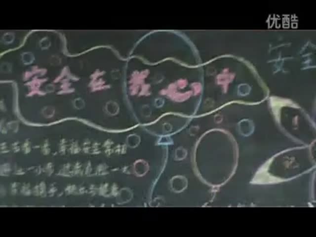 2013年10月安全黑板报