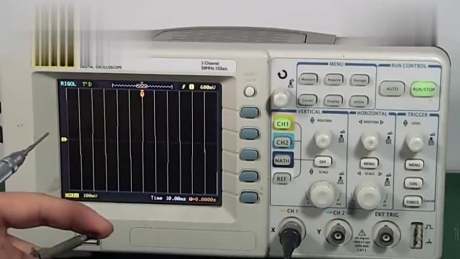 示波器操作视频讲解(二)手机维修中是如何利用示波器测试的