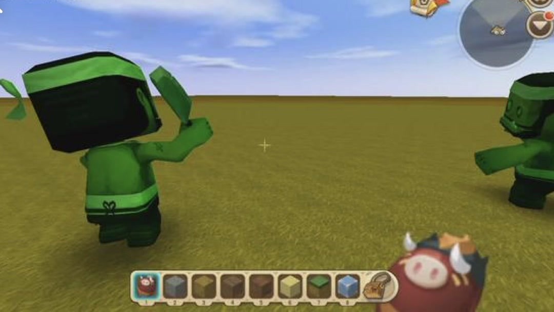 迷你世界:教你召唤“绿色僵尸”,还有红色和蓝色?