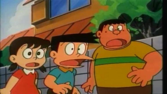 大雄利用哆啦A梦的调速时钟,与静香约会了