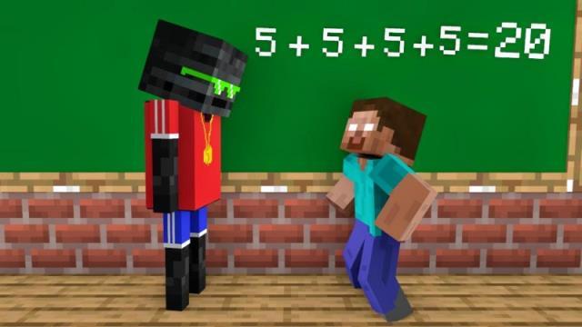 我的世界:怪物学校《数学课》,这道题有点难!