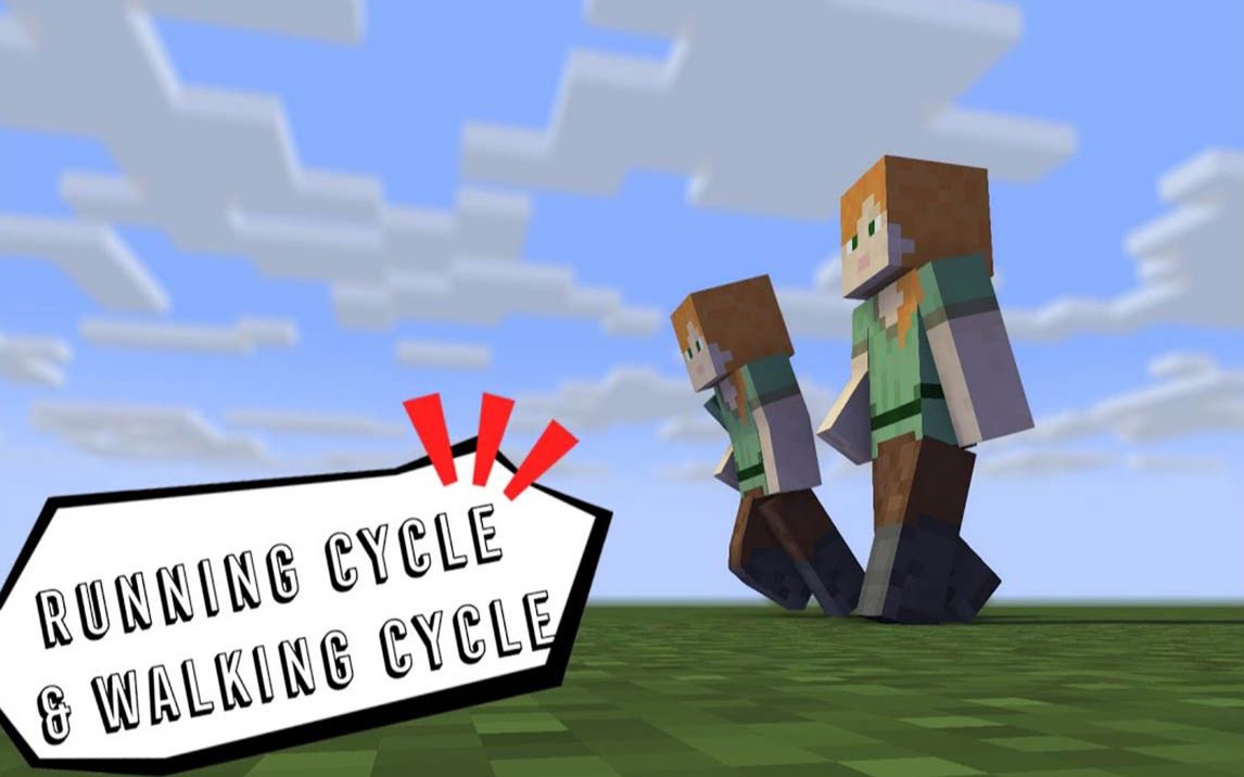 204.【跑步步行】Mine imator教程