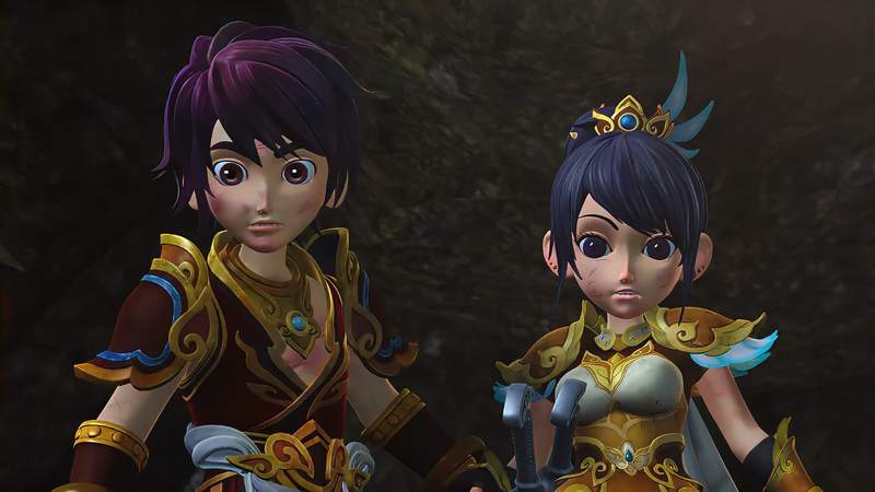 梦幻西游:堂堂战神羽灵神,竟然被麒麟欺负,还要靠女人救命!