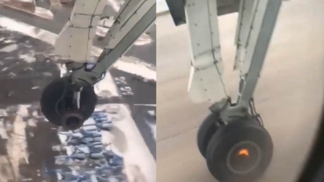 惊险!加航客机起飞不久轮子脱落 空中盘旋两小时后返航