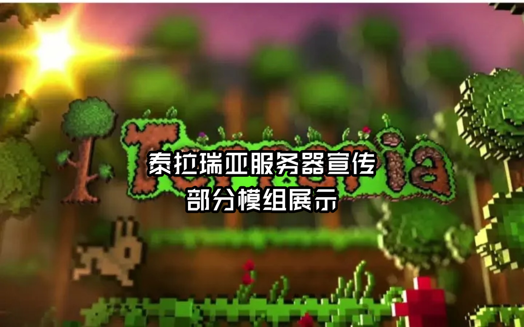 泰拉瑞亚服务器宣传.一个超困难RPG服务器!快来玩~