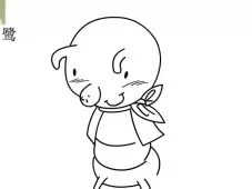 【xiao白鹭】蚕宝宝毛毛虫儿童卡通简笔画教程 创意美术小课堂教程 ...