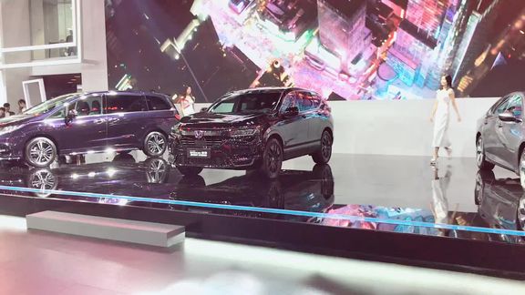 #2019广州车展 #广州车展 #广州国际车展 #车模 广本的走秀