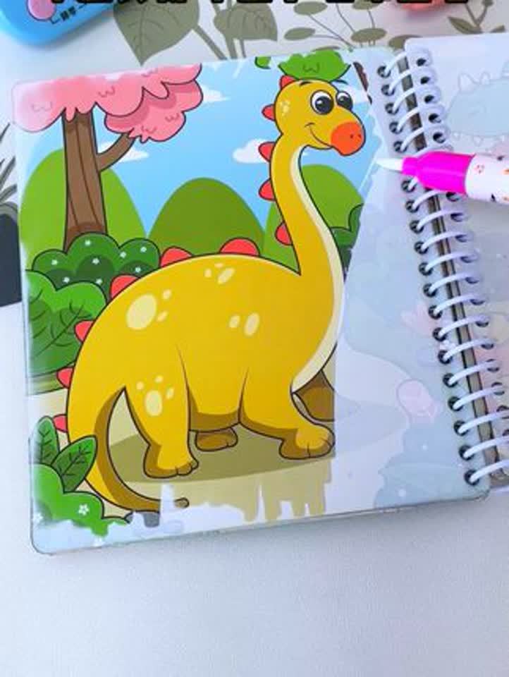 创意涂鸦水画本,用水就能画画了!不用担心弄脏衣服,简单有趣培养孩子...